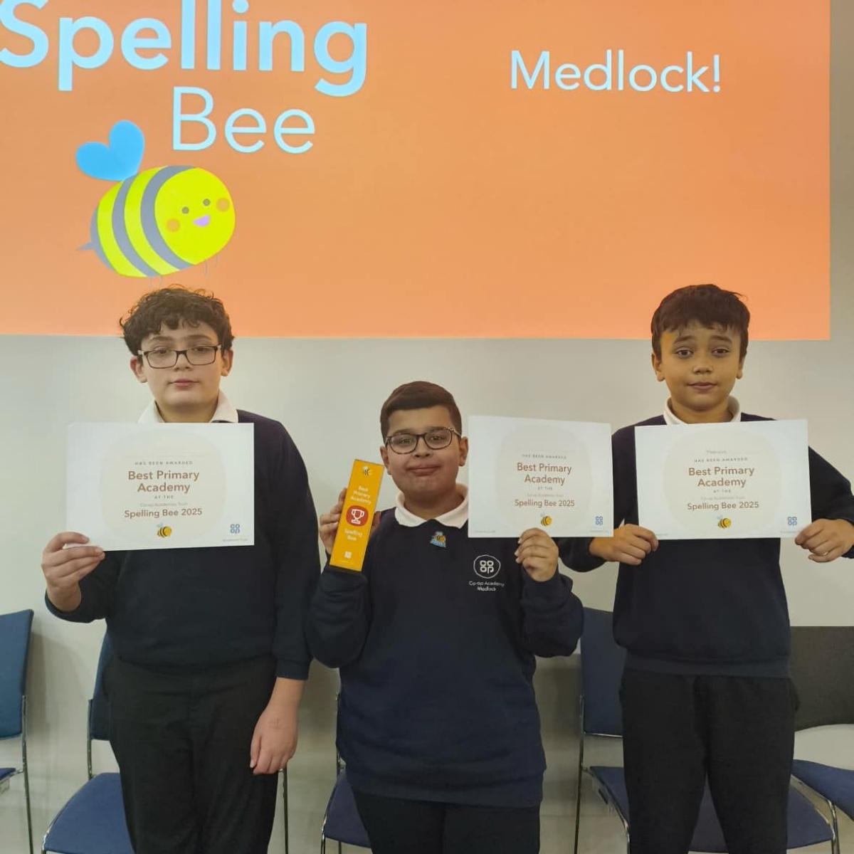 Co-op Academy Medlock - Team Medlock wins the 2025 Spelling Bee!